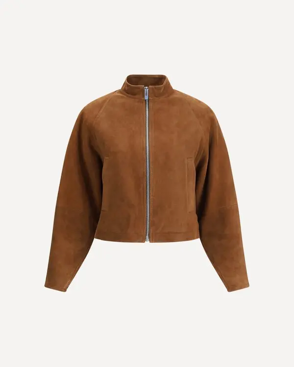 Alaïa Round Jacket - Brown