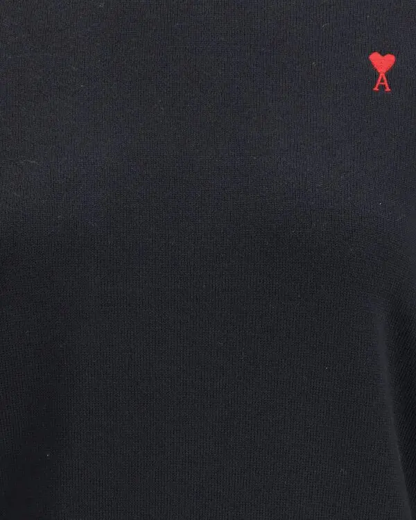 AMI Paris De Coeur Sweater - Black
