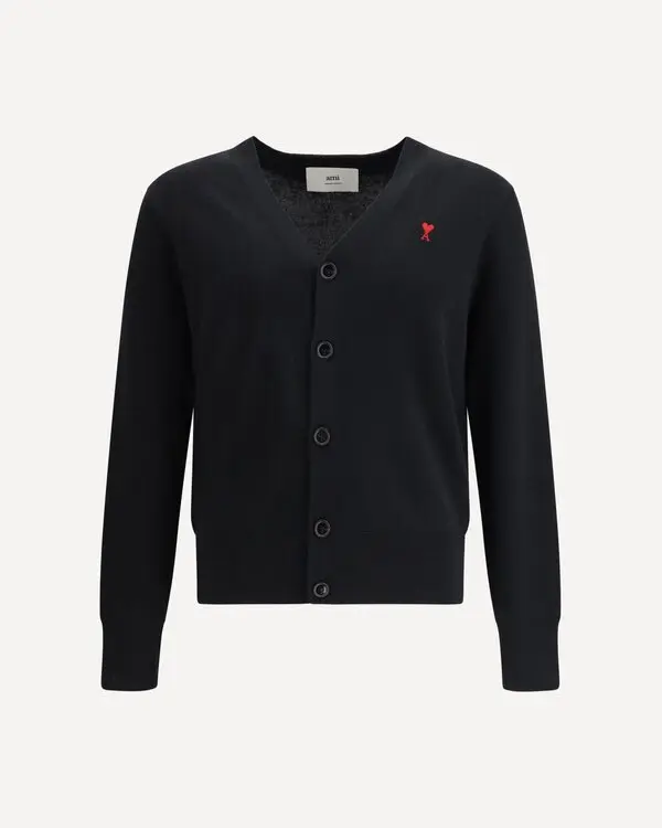 AMI Paris Ai De Coeur Cardigan Ale