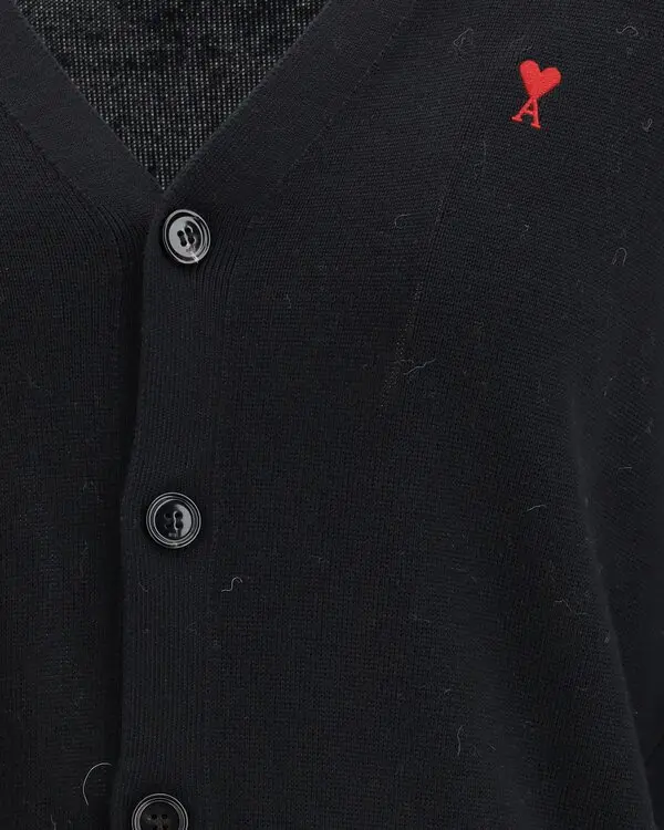 AMI Paris Ai De Coeur Cardigan Ale