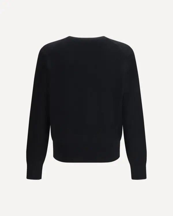 AMI Paris De Coeur Crew Neck Sweater - Black