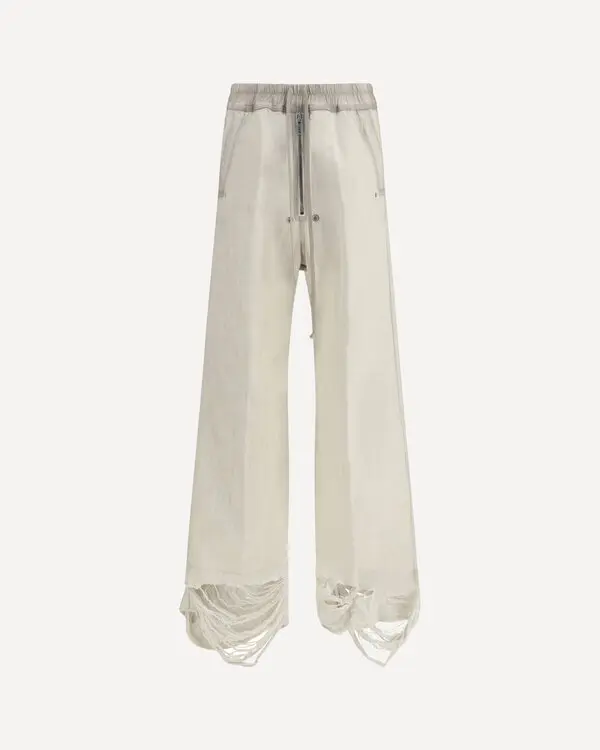 Rick Owens Wide Bela Pants In Denim