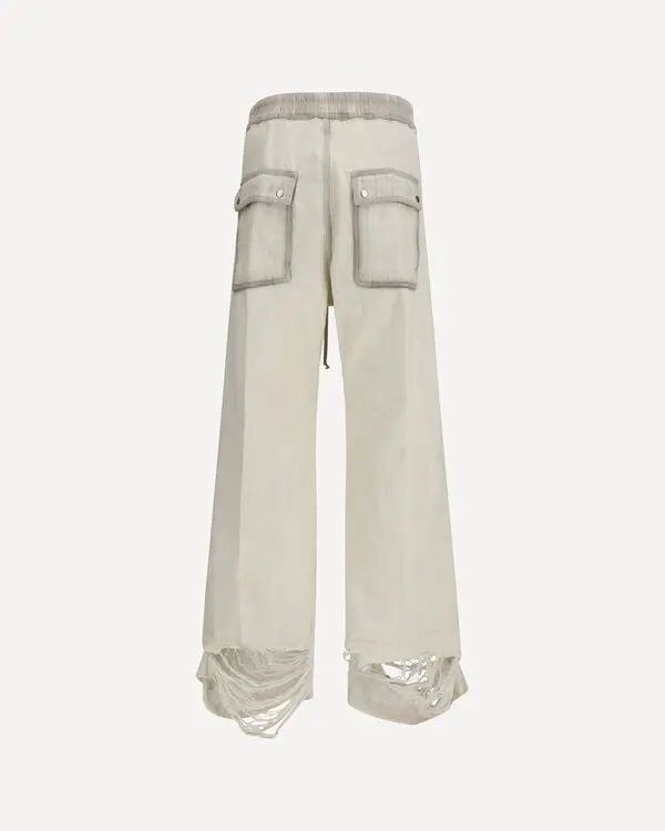 Rick Owens Wide Bela Pants In Denim