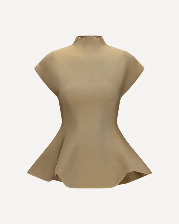Khaite Andra Top - Beige