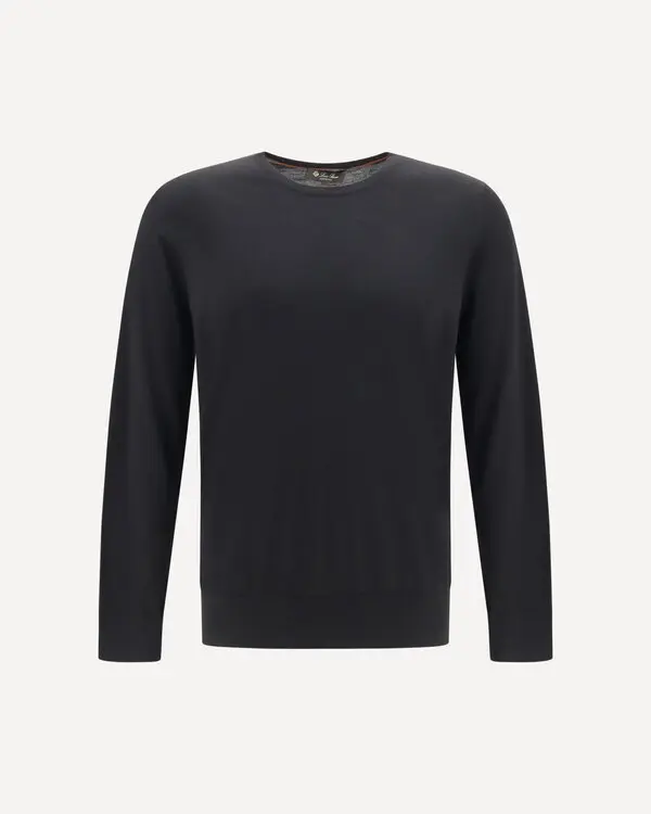 Loro Piana Virgin Wool Sweater - Black