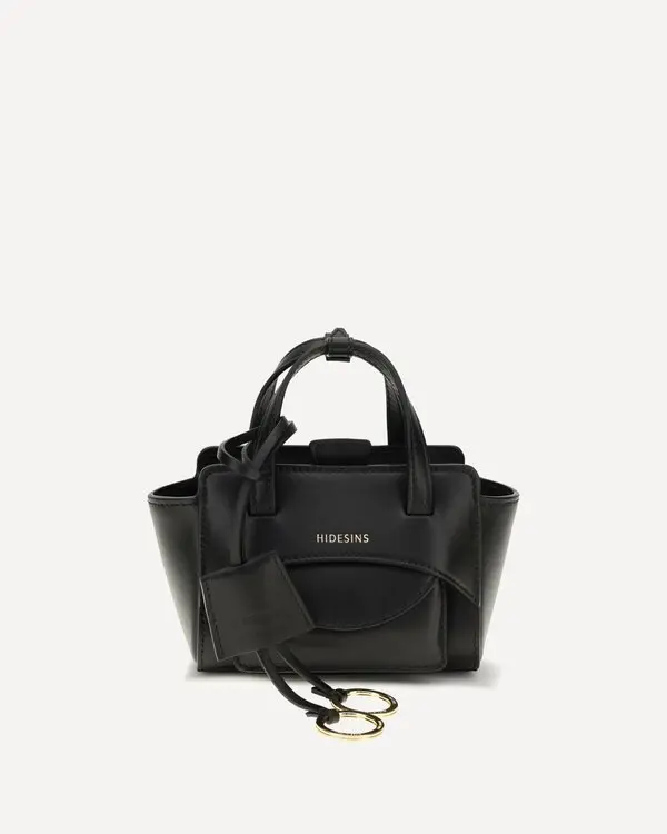 HIDESINS Flap Mini Handbag - Black
