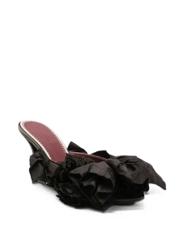 Magda Butrym Sandals With Floral Appliqués