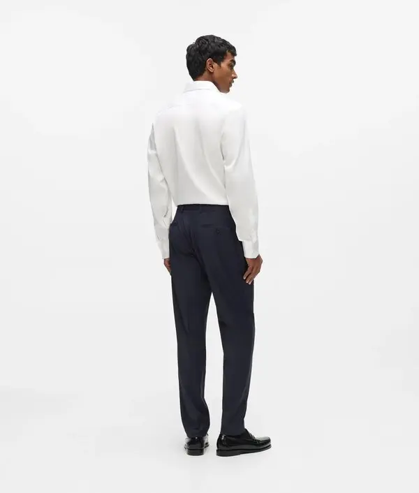 Karl Lagerfeld Slim-fit Wool-blend Pants