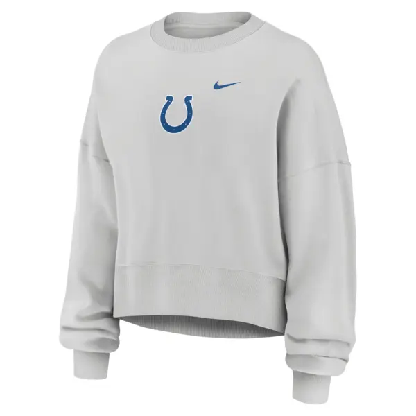 Nike Indianapolis Colts Primetime Phoenix Nfl Oversized Pullover Crew