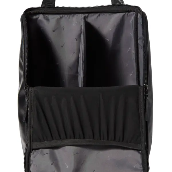 Nike Leather Golf Shoe Bag With Zip Pocket