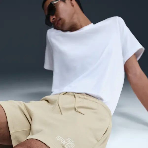 Nike Club French Terry Flow Shorts - Brown