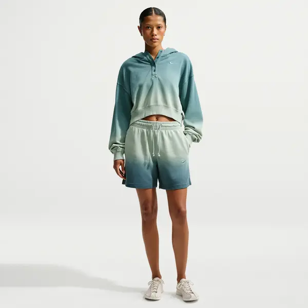 Nike Phoenix Fleece Mid-rise Shorts - Green