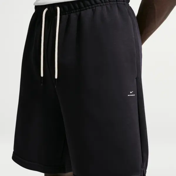 Nike Dri-fit French Terry Fleece 8" Basketball Shorts - Black
