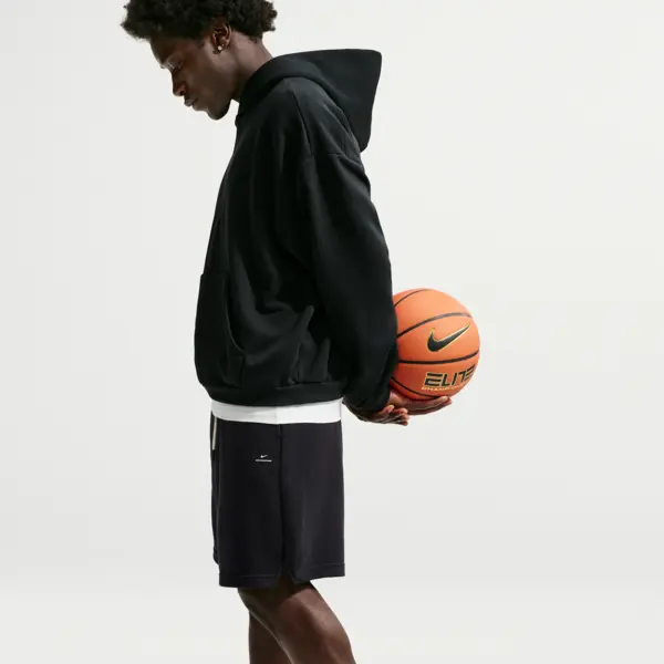 Nike Dri-fit French Terry Fleece 8" Basketball Shorts - Black