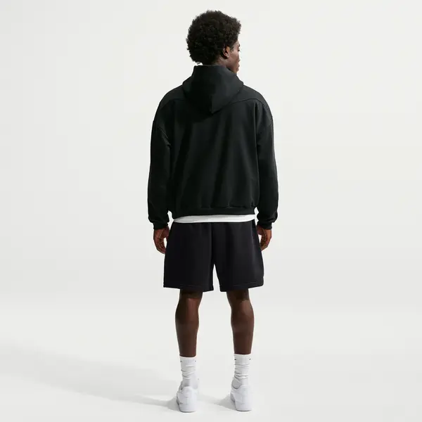 Nike Dri-fit French Terry Fleece 8" Basketball Shorts - Black