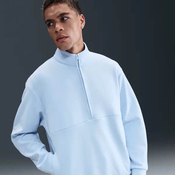 Nike 24.7 Impossiblysoft Dri-fit 1/2-zip Top - Blue