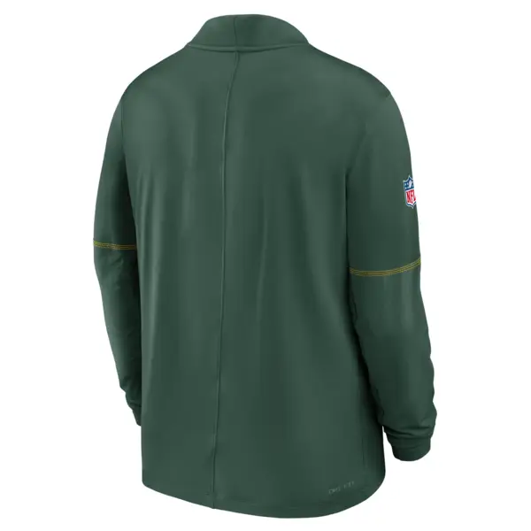 Nike Bay Packers Nfl 1/2-zip Top - Green
