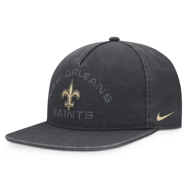 Nike New Orleans Saints Primetime Pro Nfl Adjustable Hat - Grey