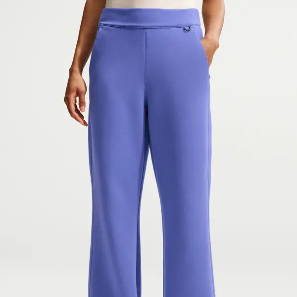 Nike 24.7 Impossiblysoft Dri-fit High-waisted Loose Flared Pants