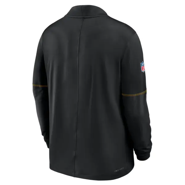 Nike Pittsburgh Steelers Nfl 1/2-zip Top - Black