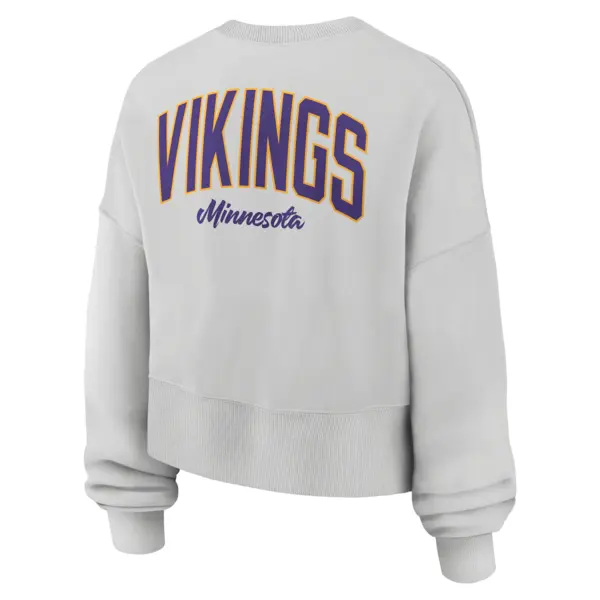 Nike Minnesota Vikings Primetime Phoenix Nfl Oversized Pullover Crew