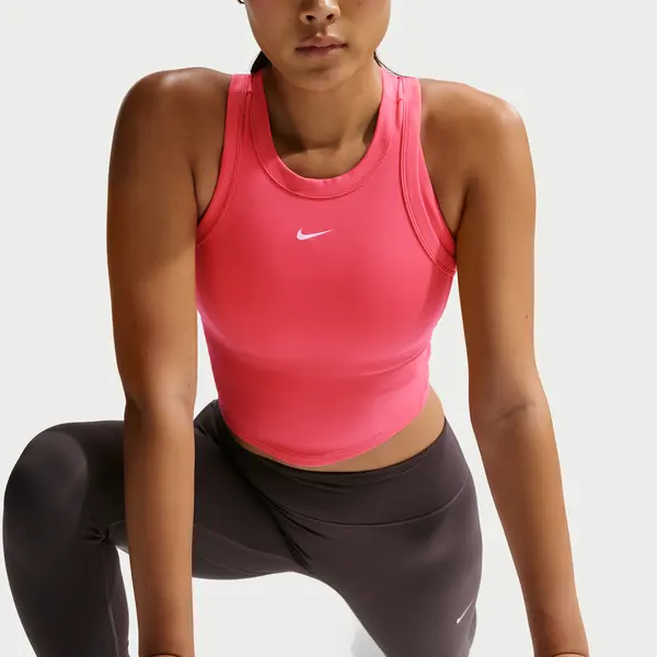 Nike Fitted Dri-fit Cropped Tank Top