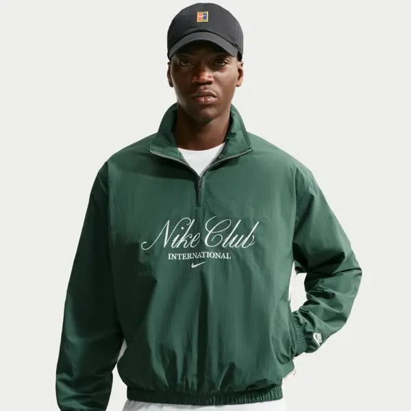 Nike Club 1/2 Zip Jacket - Green