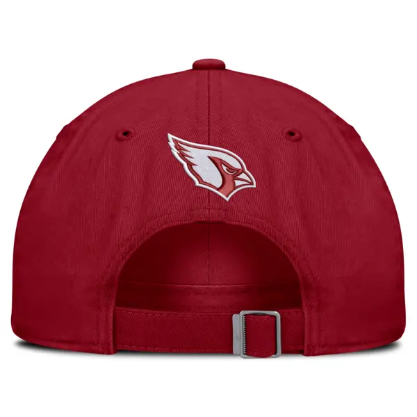 Nike Arizona Cardinals Club Wordmark Baseball Cap - Red