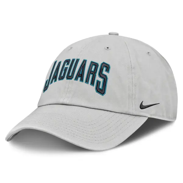 Nike Jacksonville Jaguars Primetime Club Arched Nfl Adjustable Hat - Grey