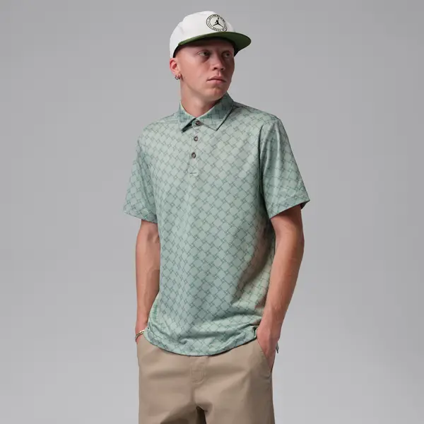JORDAN Sport Printed Golf Polo - Green