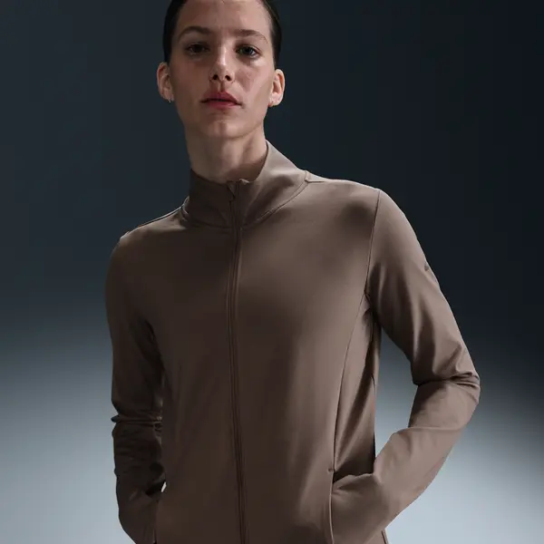 Nike One Dri-fit Full-zip Mid Layer