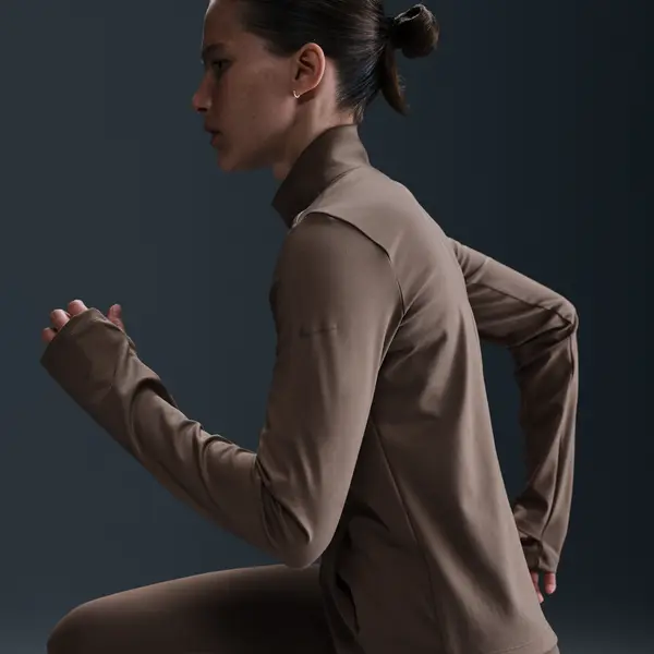Nike One Dri-fit Full-zip Mid Layer