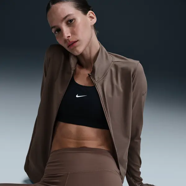 Nike One Dri-fit Full-zip Mid Layer