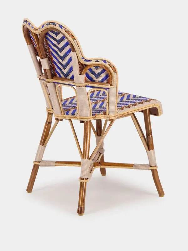 L.DRUCKER Houlgate Rattan Dining Chair By