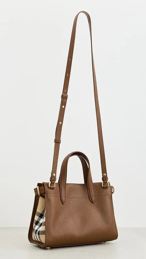 Burberry Mini Cotswolds Check Satchel