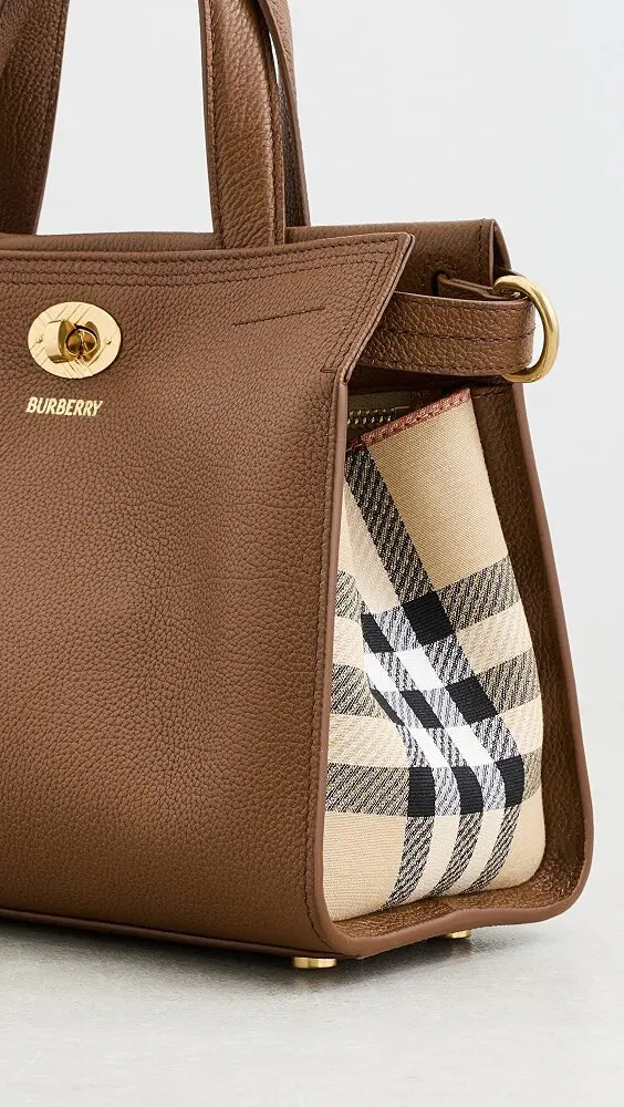 Burberry Mini Cotswolds Check Satchel