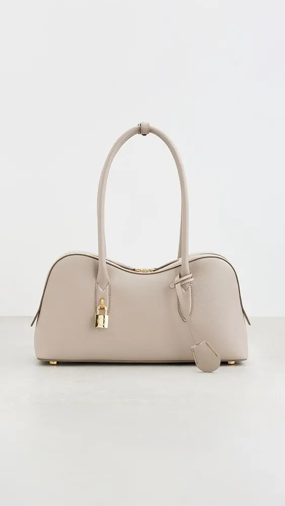 Stella McCartney Stella Ryder Embossed Medium Shoulder Bag - Light Moss