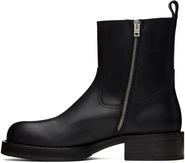 Acne Studios Leather Waxed Boots