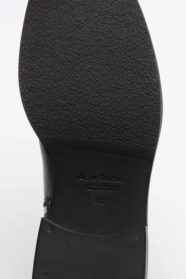 Acne Studios Leather Waxed Boots