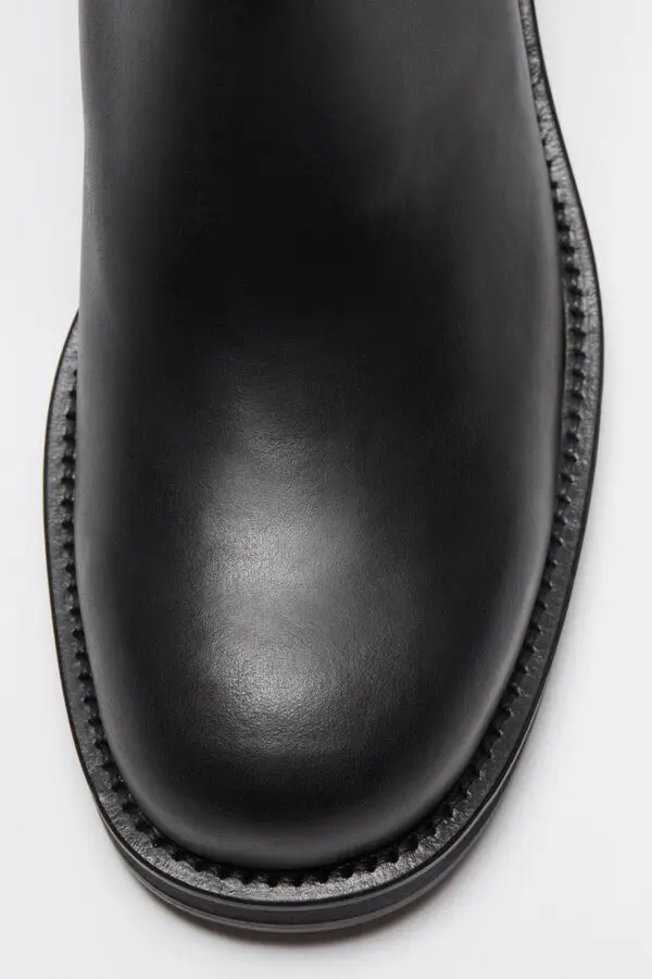 Acne Studios Leather Waxed Boots