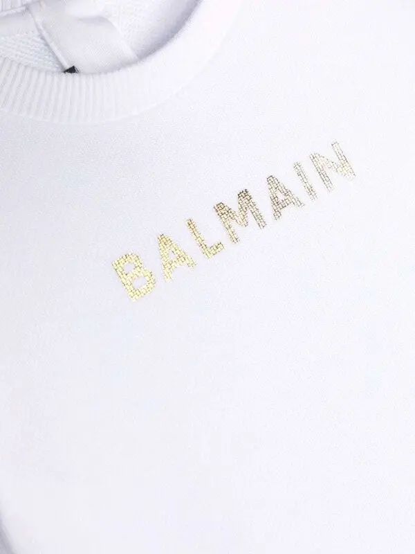 Balmain Logo-print Cotton Sweatshirt