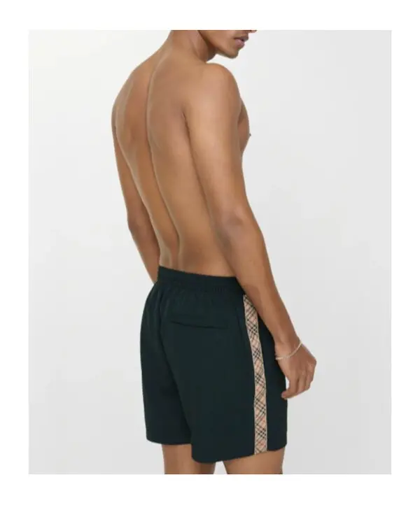 Burberry Check Trim Swim Shorts