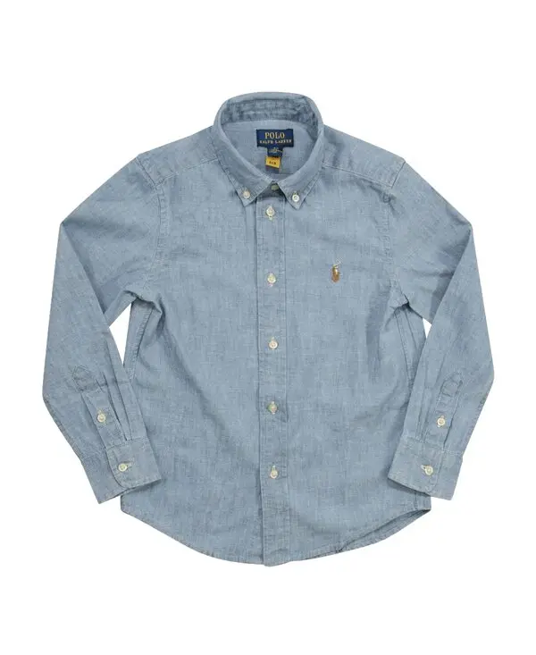Polo Ralph Lauren Polo Pony-embroidered Button-down Shirt - Blue