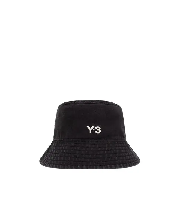 Y3 Logo Fisherman's Hat - Black
