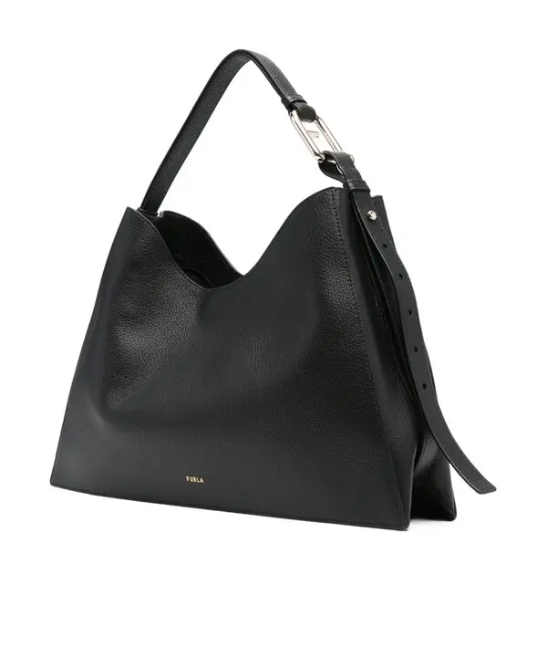 Furla Nuvola Zipped Shoulder Bag - Black