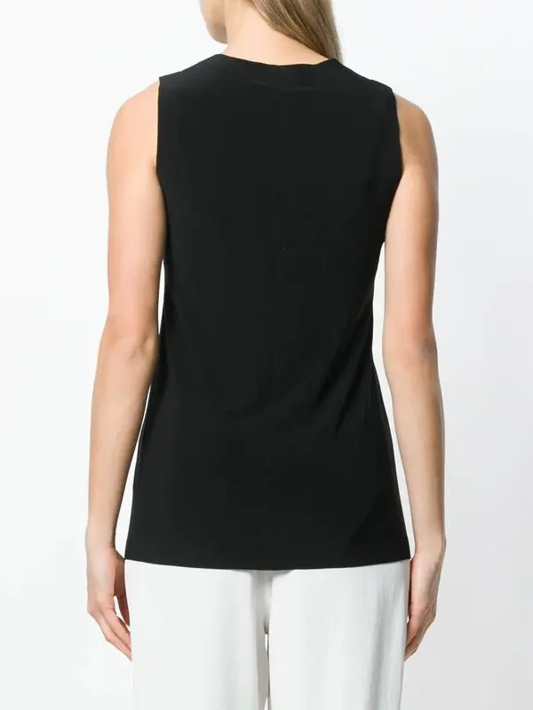 Norma Kamali Sleeveless Crewneck Tank