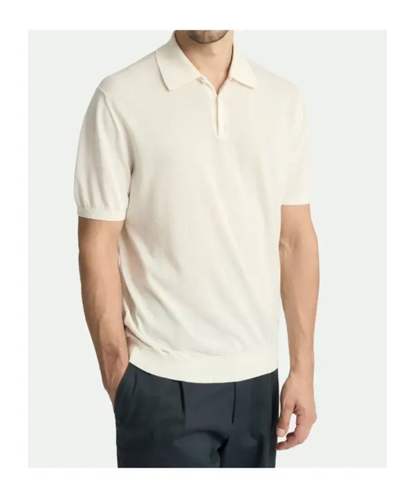Malo Three-button Knit Polo Shirt