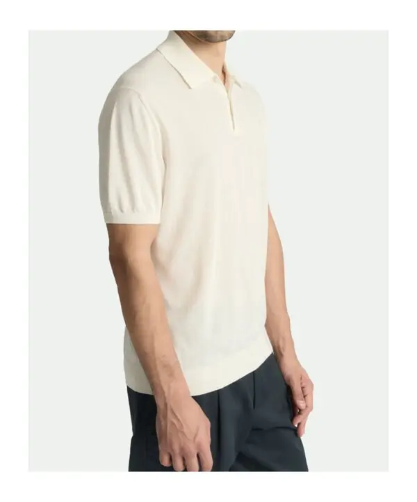 Malo Three-button Knit Polo Shirt