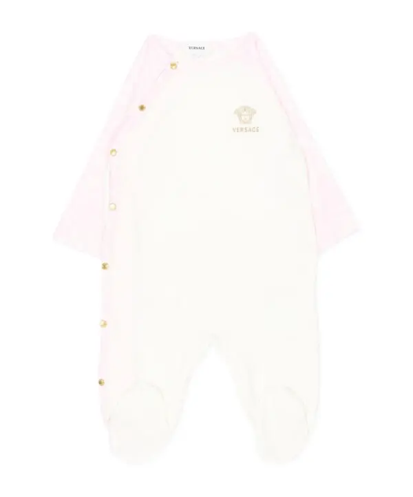 Versace Logo-print Pyjama - White