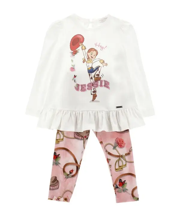Monnalisa Maxitee And Jessie Leggings